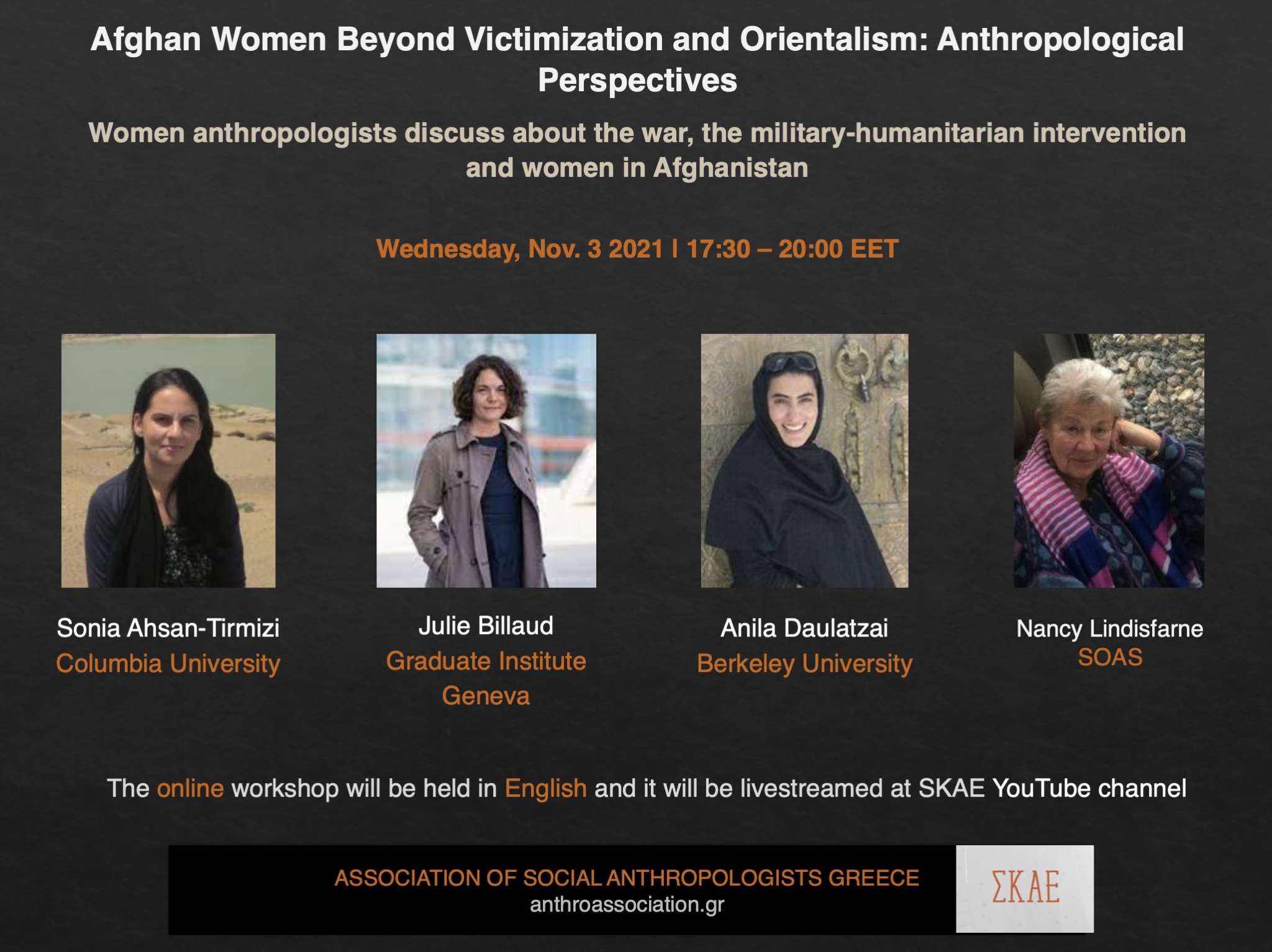 SKAE Online Workshop: Afghan Women beyond Victimization and Orientalism ...